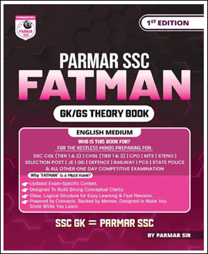 Parmar SSC Fatman-GK/GS Theory Book-1st Edition-2025 English Medium ...