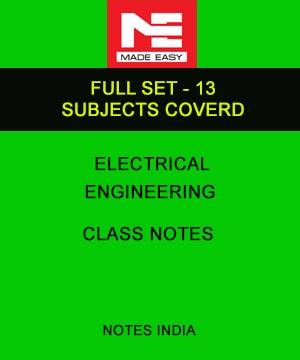 MADE EASY ELECTRICAL ENGINEERING IES CLASS NOTES FULL SET | Notes India