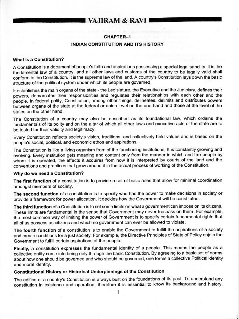 Vajiram & Ravi - General Studies - Indian Polity Part-I 2023 - Yellow ...