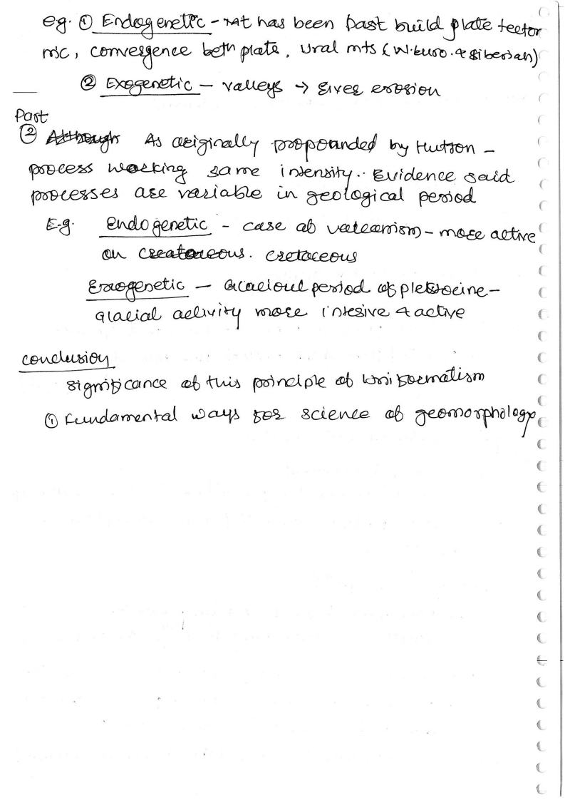 500+ Guidance IAS - Geography Optional - Handwritten Class Notes 2019