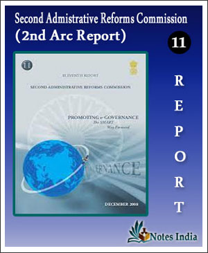 Eleventh Report-Second Arc Report-Promoting E-Governance-English Medium ...