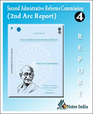 Fourth Report-Second Arc Report-Ethics in Governance-English Medium ...