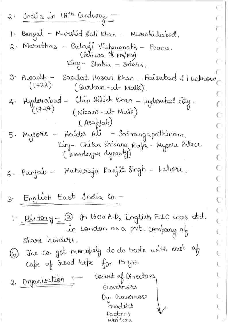 Next IAS - Modern India - General Studies - Class Notes - Notesindia