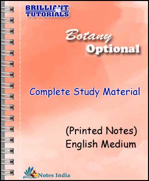 Brilliant Tutorials-Botany Optional Printed Notes-English Medium-Notesindia