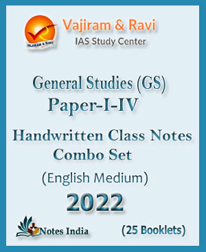 Vajiram & Ravi-General Studies I-IV-Handwritten Class Notes 2022-Combo ...