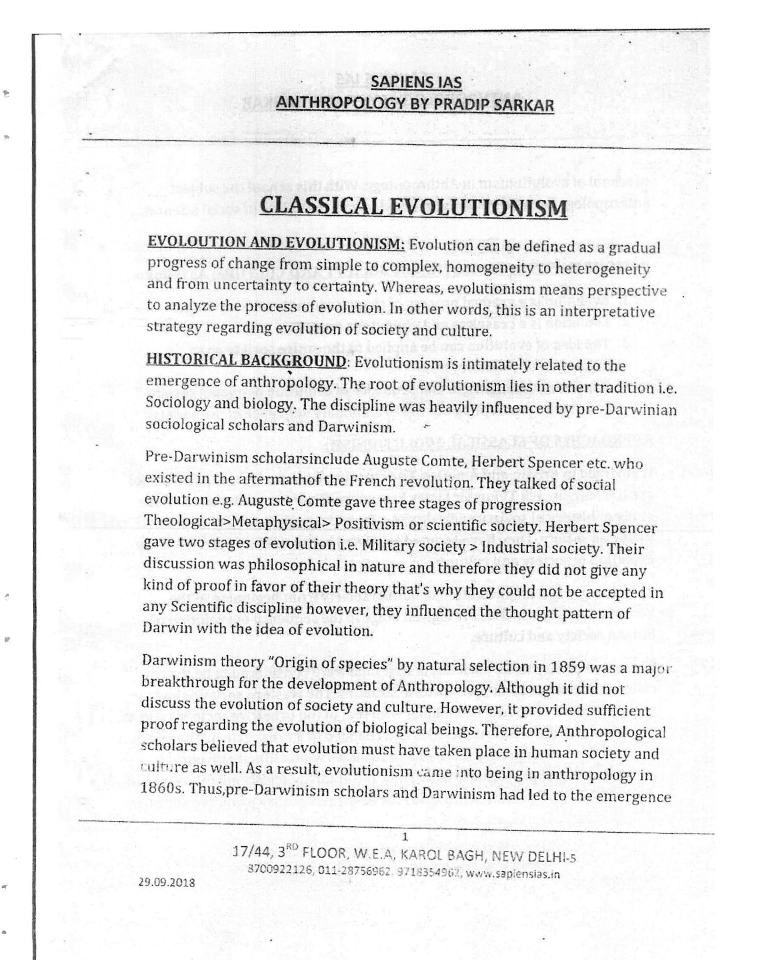 Sapiens IAS Anthropology Study Material 2020 - By Pradip Sarkar ...