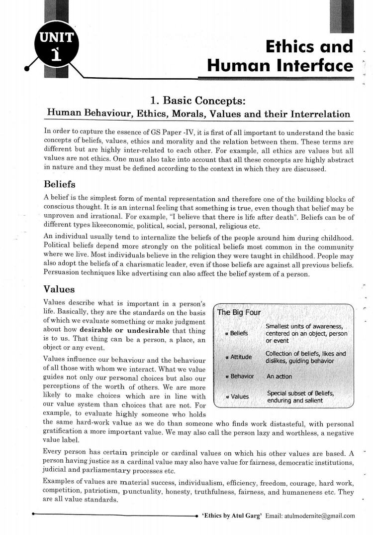 Ethics Integrity and Aptitude - For Civil Services Exam - By Atul Garg ...