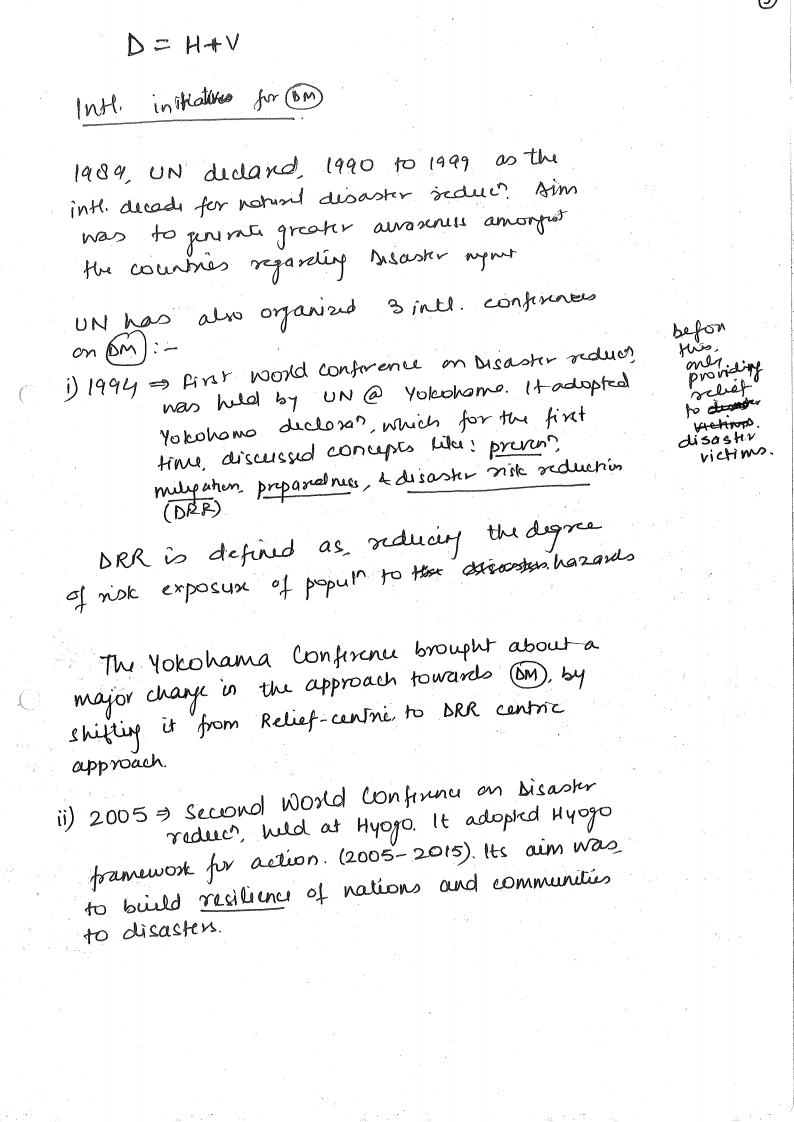 Vajiram & Ravi-Disaster Management By Vaishali Anand-GS Paper-III ...