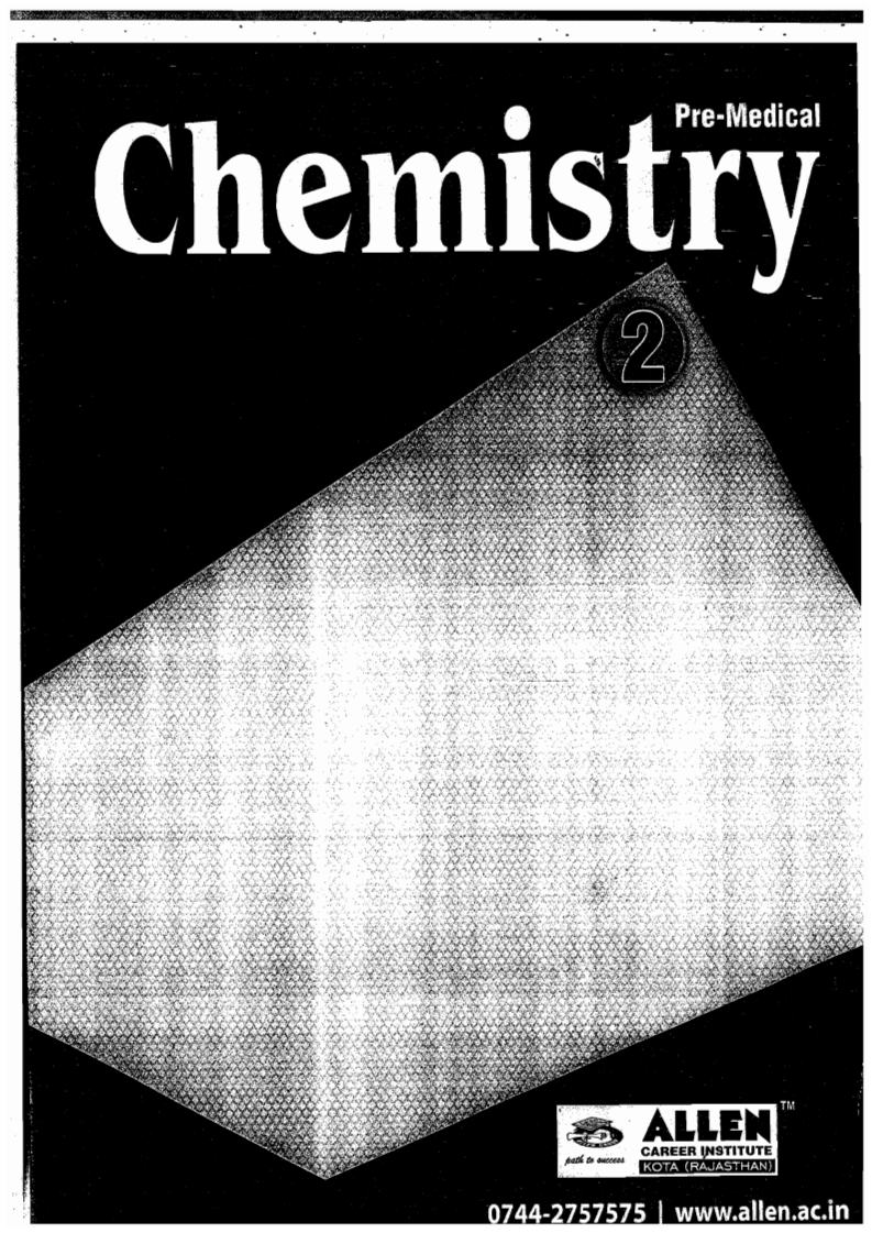 Allen Career Institute - Chemistry Module -2 - Printed Notes For NEET ...