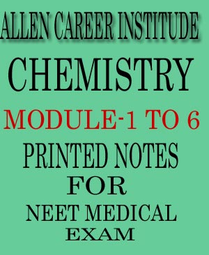 Allen Career Institute - Chemistry Module -1 TO 6 - Printed Notes For ...