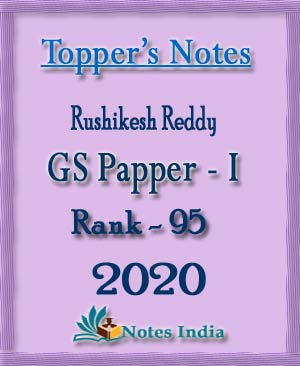 Topper ' s Notes - GS Paper - I - Printed Notes - By Rushikesh Reddy ...