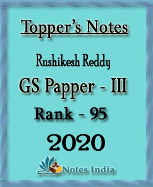 Topper ' s Notes - GS Paper - III - Printed Notes - By Rushikesh Reddy ...
