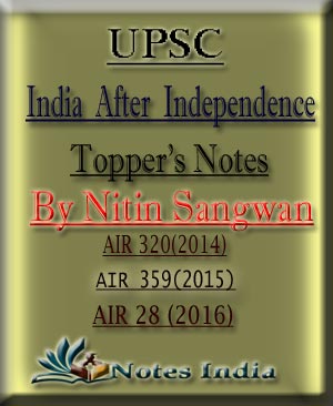 UPSC - India After Independence Topper's Notes - By Nitin Sangwan - AIR ...