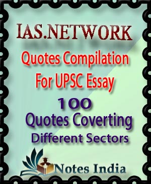 IAS.Network - Quotes Compilation For UPSC Essay - 100 Quotes Covering ...