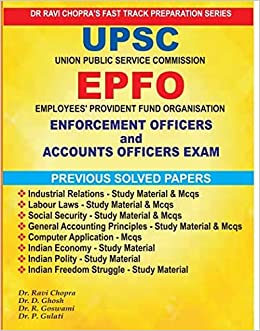 UPSC - EPFO - Enforcement Officers and Account Officers Exam Previous ...