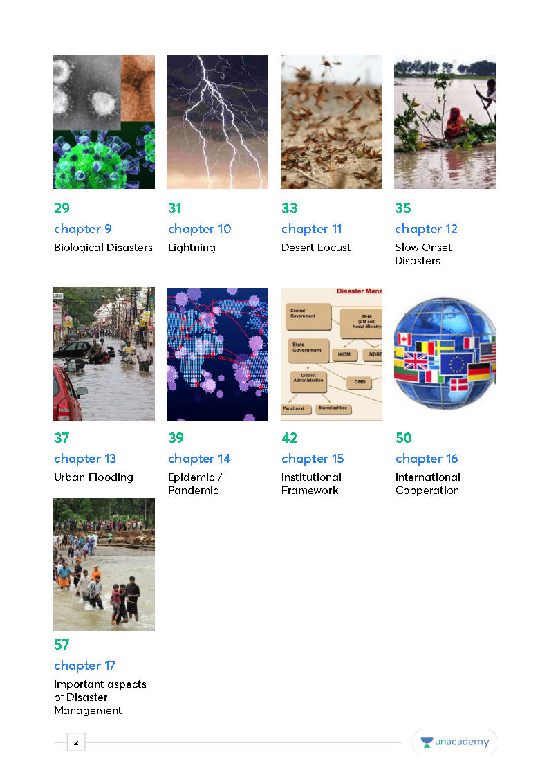 Unacademy Ias - Disaster Management 2020 - English medium - Printed Notes