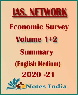 IAS Network - Economic Survey Volume 1 + 2 Summary 2020 -21 - English ...