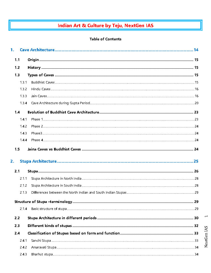 PMF IAS - NEXTGEN IAS - Art and Culture Printed Notes 2021 - English ...