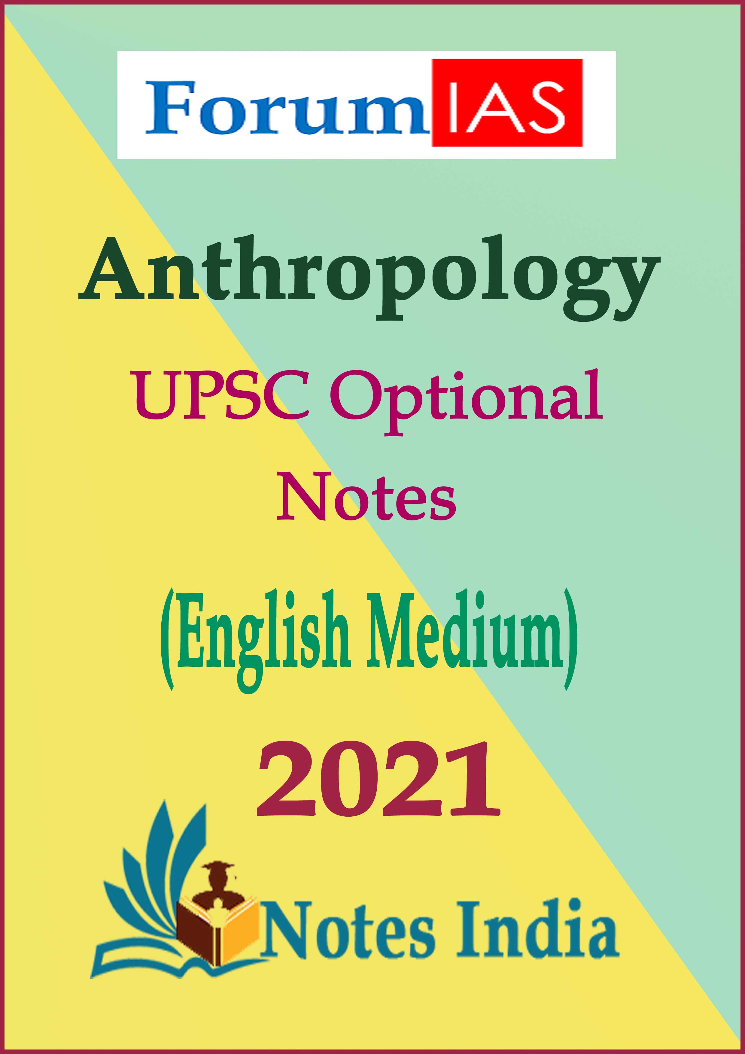 Forum IAS - Anthropology UPSC Optional Notes 2021 - English Medium ...