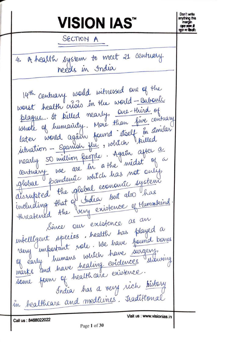 Vision IAS-Essay Topper Copy 2020-English Medium-Notesindia