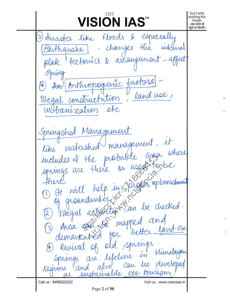 Vision IAS-General Studies Topper Copy 2020-Part-I-English Medium ...