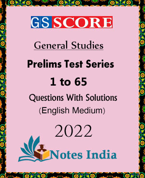 GS Score IAS-General Studies-Prelims Test Series 2022-English Medium ...