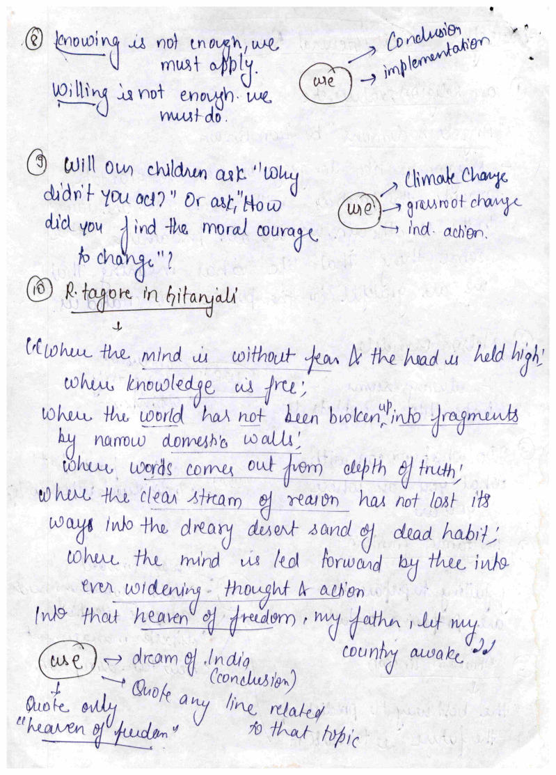 Satyam Gandhi-General Studies-Topper Notes-GS-1 Essay-AIR 10, UPSC CSE ...