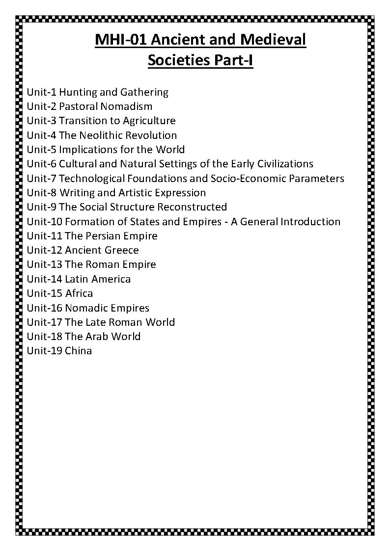 IGNOU-MA History Printed Notes-English Medium-Notesindia