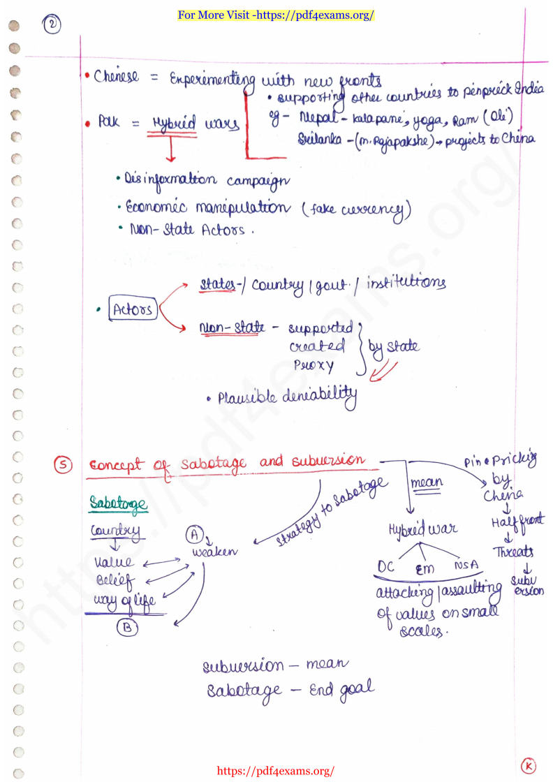 Vision IAS-Internal Security GS Handwritten Class Notes 2021-English ...