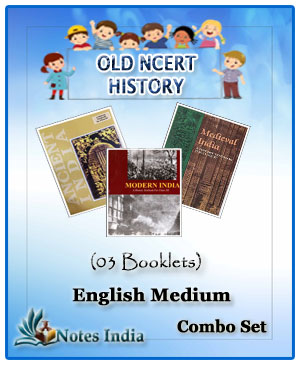 Old Ncert-History Combo Set (03 Booklets)-English Medium-Notesindia