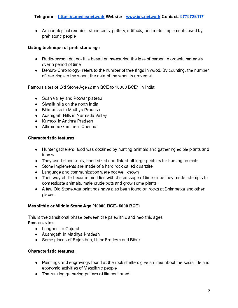 IAS Network - Ancient & Medieval Indian History Short Notes - By ...