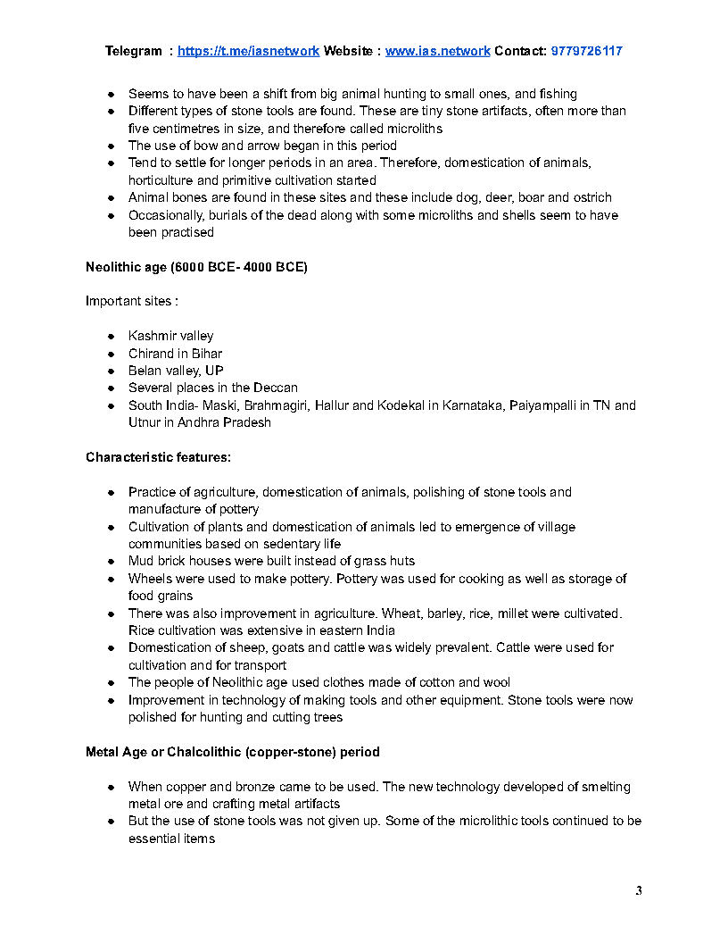 IAS Network - Ancient & Medieval Indian History Short Notes - By ...