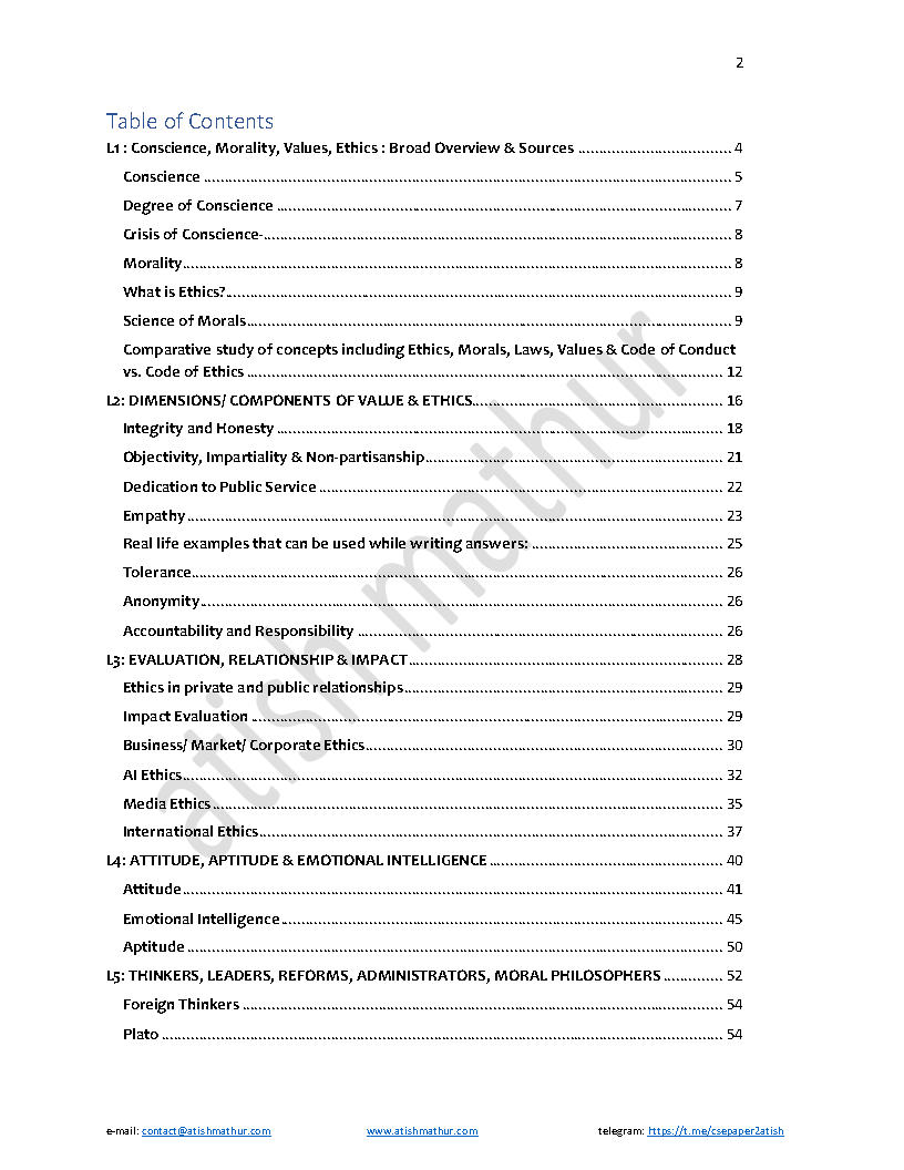 Atish Mathur Sir - GS Mains Notes - 2022 English Medium - 5 Booklets