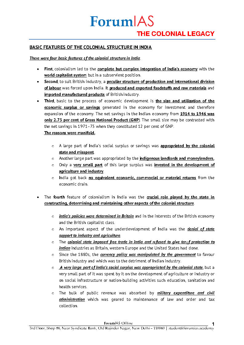 Forum Ias-Content Building Program (Cbp)-Book–2-Post Independence ...