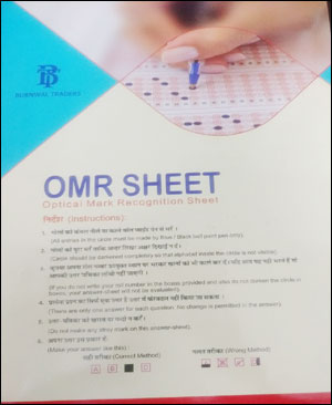 OMR Sheet - Optical Mark Recognition Sheet - 200 Questions Book ...