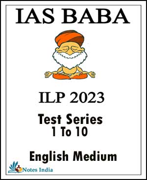 IAS BABA - ILP Mains Test Series 1 to 10 - Question With Solutions ...