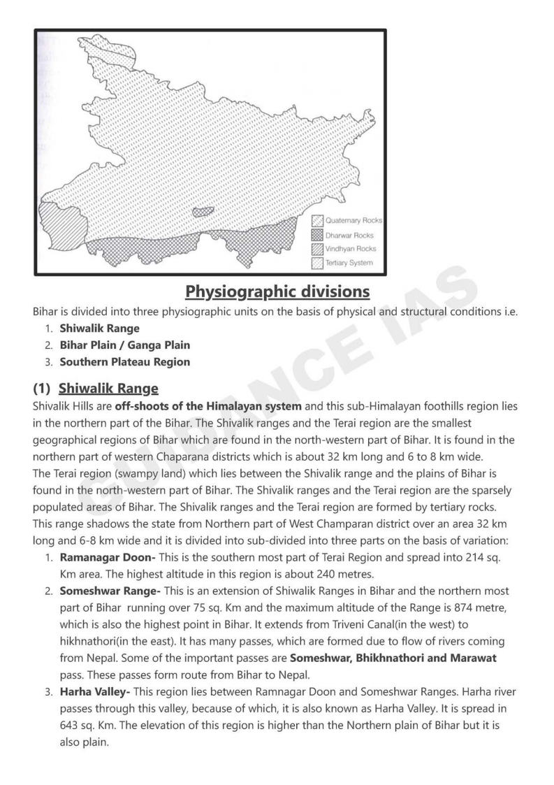 Guidance ias - Geography Optional - Bihar Specific Printed Notes 2022 ...