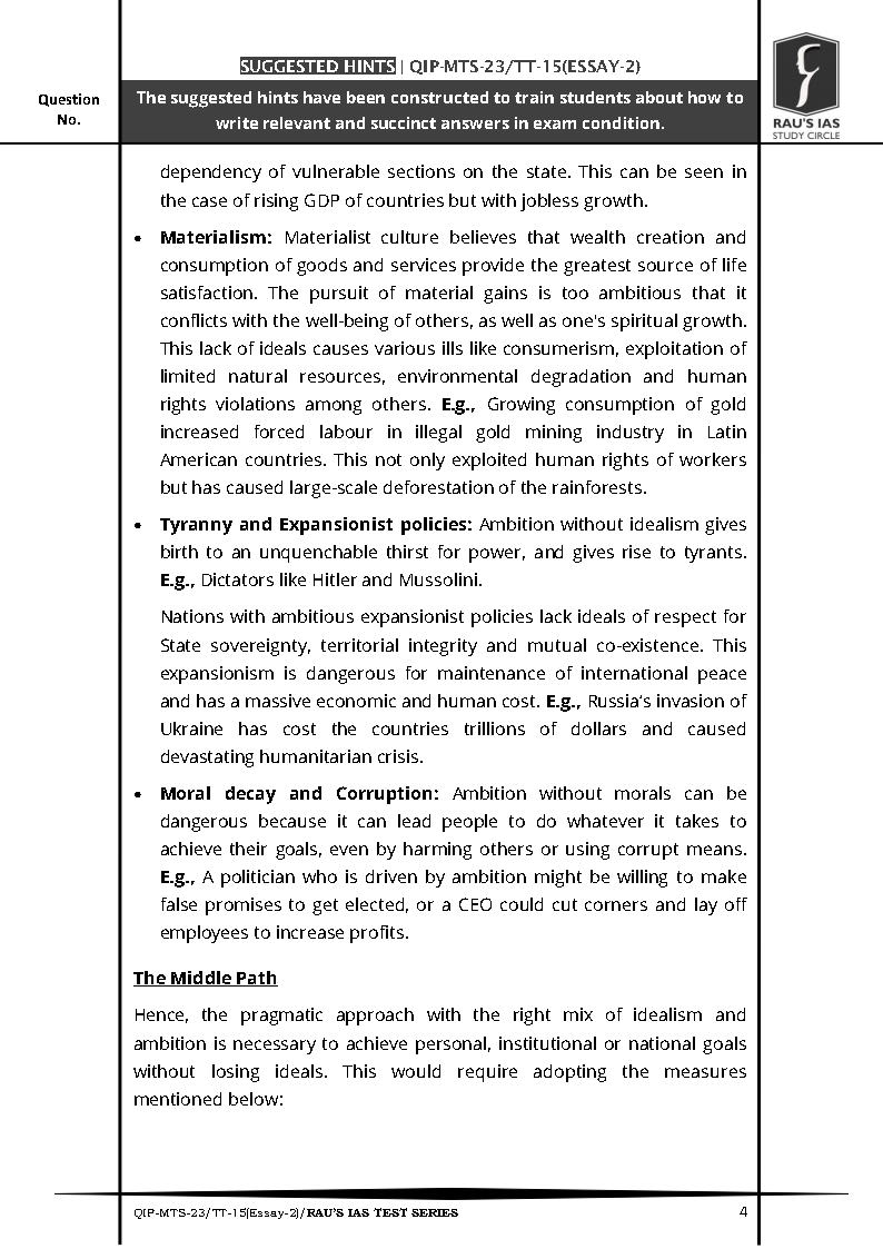 Rau's Ias - General Studies - Mains Test Series 01 To 15 - English ...