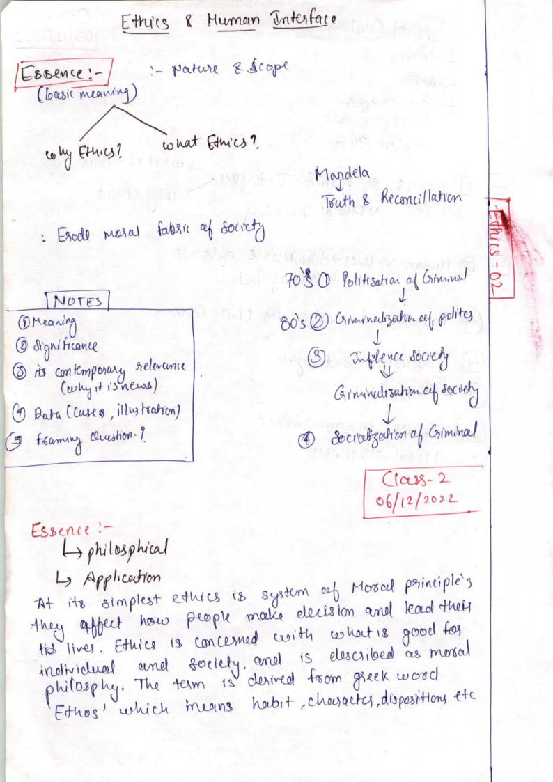 Gs Score - GS Foundation Handwritten Class Notes - English Medium 2023 ...
