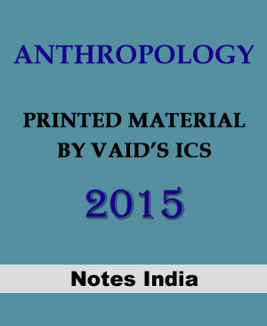 ANTHROPOLOGY PRINTED MATERIAL-VAID’S ICS