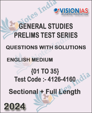 Vision Ias - General Studies Prelims - Test Series - English Medium ...