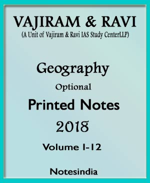 Vajiram and Ravi – Geography – Optional Printed Notes – By Shabbir Sir