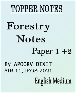 Topper Notes - Forestry Notes Paper 1+2 - By Apoorv Dixit - AIR 11 ...