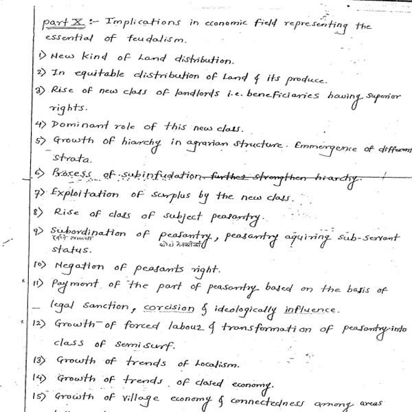 History Optional Handwritten Class notes Hemant Jha for IAS & PCS
