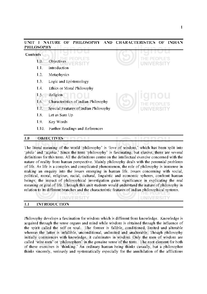 IGNOU-MA-Philosophy Printed Notes-English Medium-Notesindia