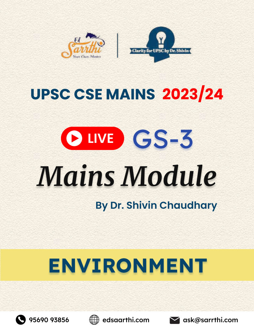 Sarrthi - UPSC CSE Mains - GS-3 Mains Module Printed Notes - English ...