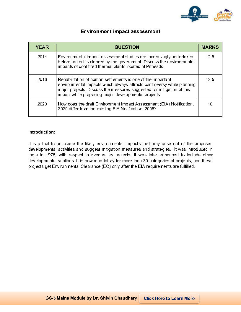 Sarrthi - UPSC CSE Mains - GS-3 Mains Module Printed Notes - English ...