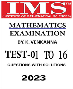 IMS Mathematics Optional -Test Series 1 To 16 - Questions With ...