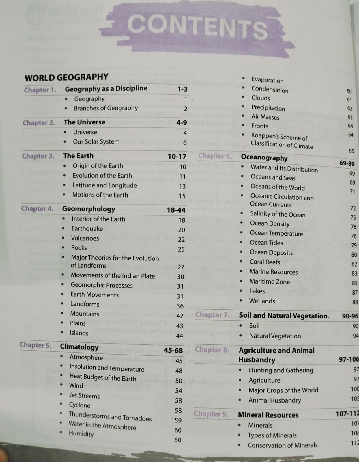 Arihant - NCERT Notes - India & World Geography - Class 6-12 (Old+New ...