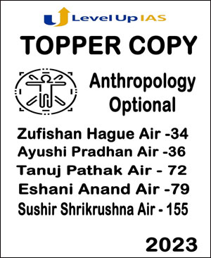 Levelup Ias -Topper Copy - Anthropology Optional -English Medium - 2023 ...